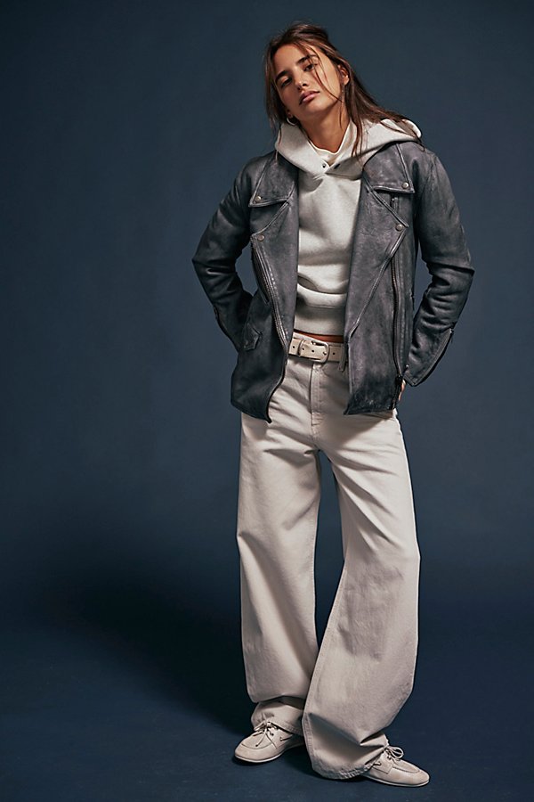 FREE PEOPLE We The Free Jealousy Leather Moto Jacket